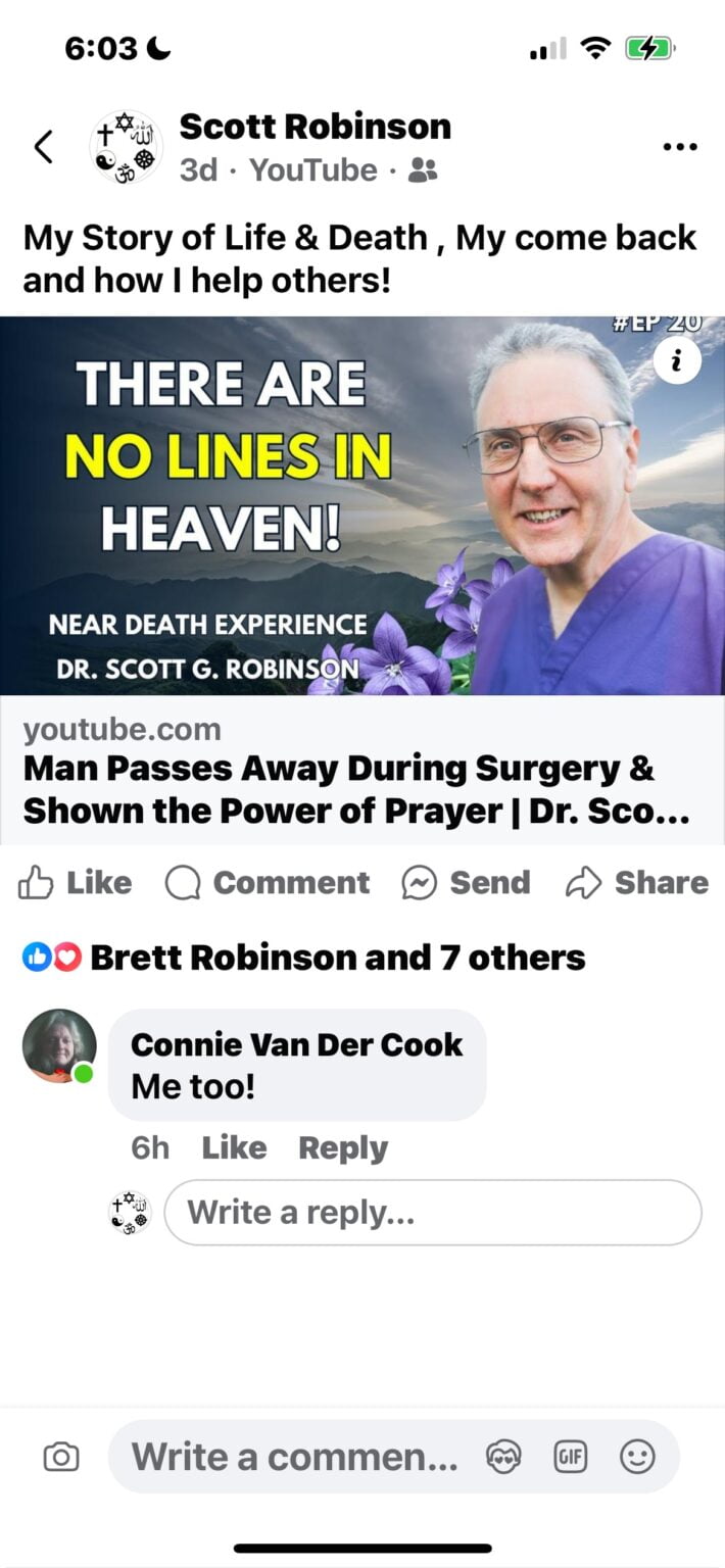 There Are No Lines In Heaven: Two NDE Accounts By Dr. Scott Robinson ...